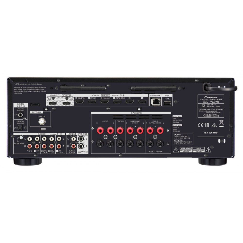 Pioneer VSX-935 Black Pioneer AV ресиверы 33 930 грн